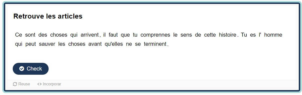 The definite and indefinite articles in French - Ecole 601
