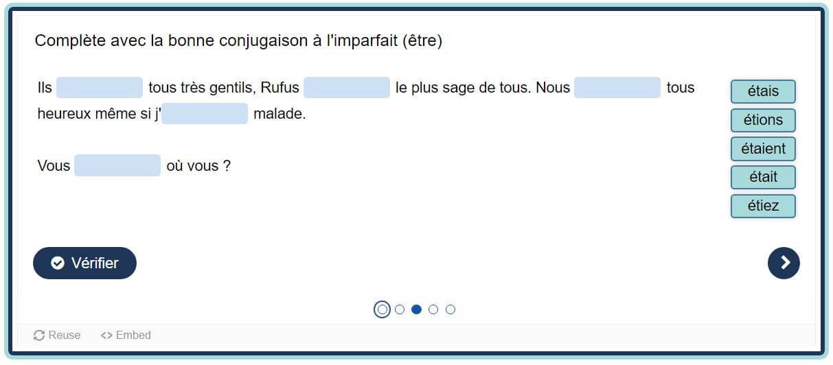The imperfect (imparfait) in French - Ecole 601